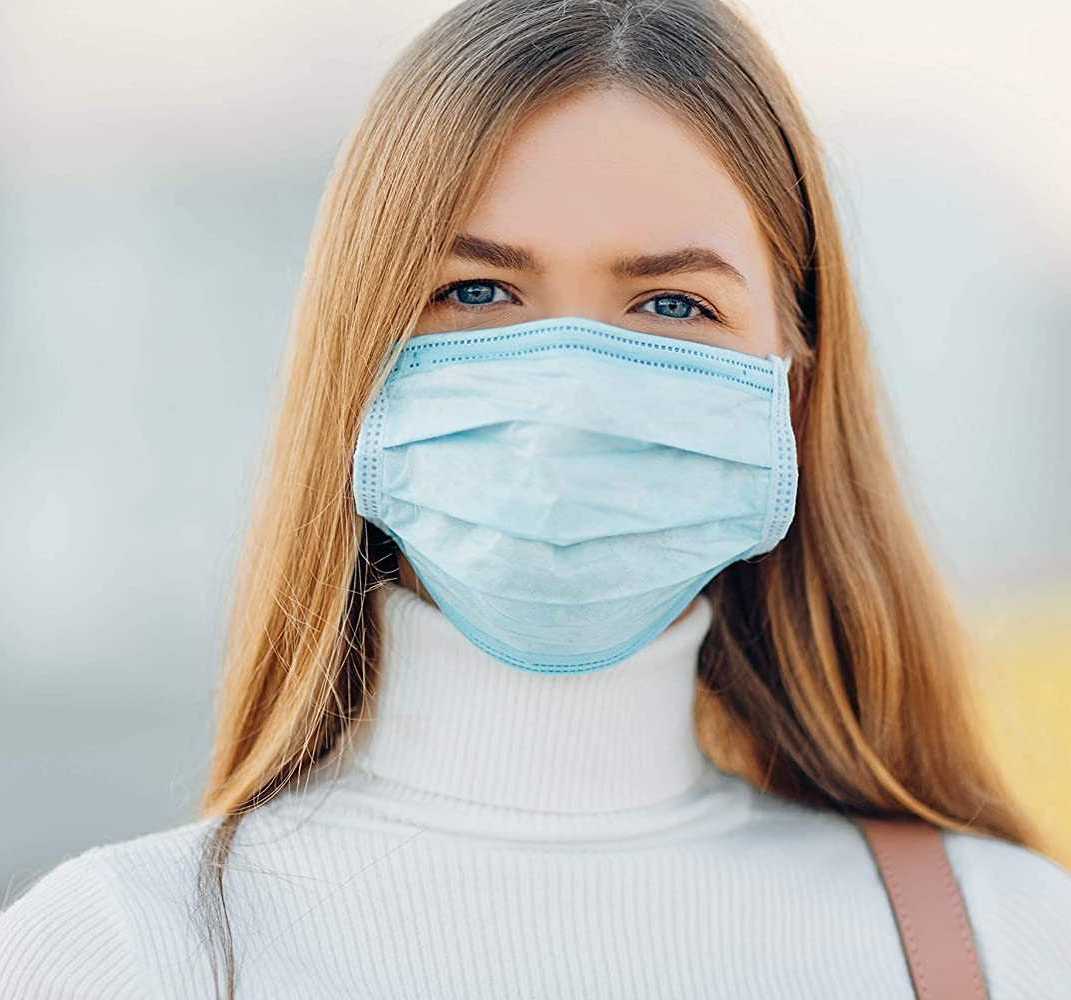 USA Made Face Masks 3-Ply - 50 pack ($0.50 per mask) | Protectly