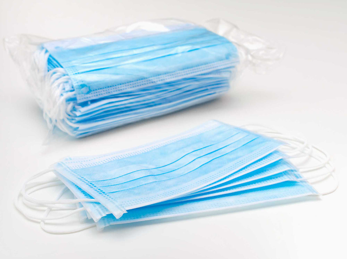 3-Ply Surgical Face Masks / Imported - 50 pack Blue | Protectly
